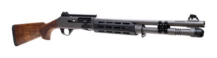 EGE Panzer Arms M4 Speed Pro, Grey / Walnut - 12GA, 2-3/4" or 3", 18.6 ...